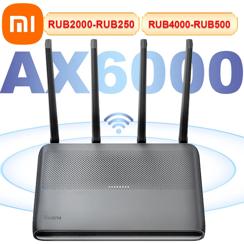2022-xiaomi-redmi-ax6000-wifi-roteador-wifi6-sistema-de-malha-2-5g-5ghz ...
