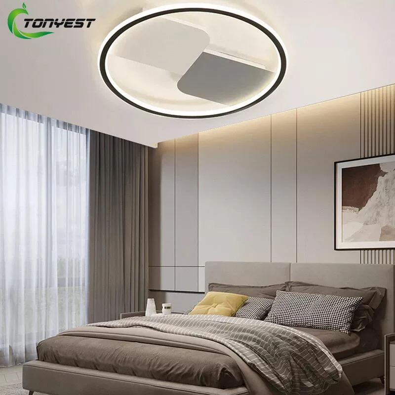 New-Modern-Minimalist-LED-Ceiling-Light-Round-Creative-Decorative ...