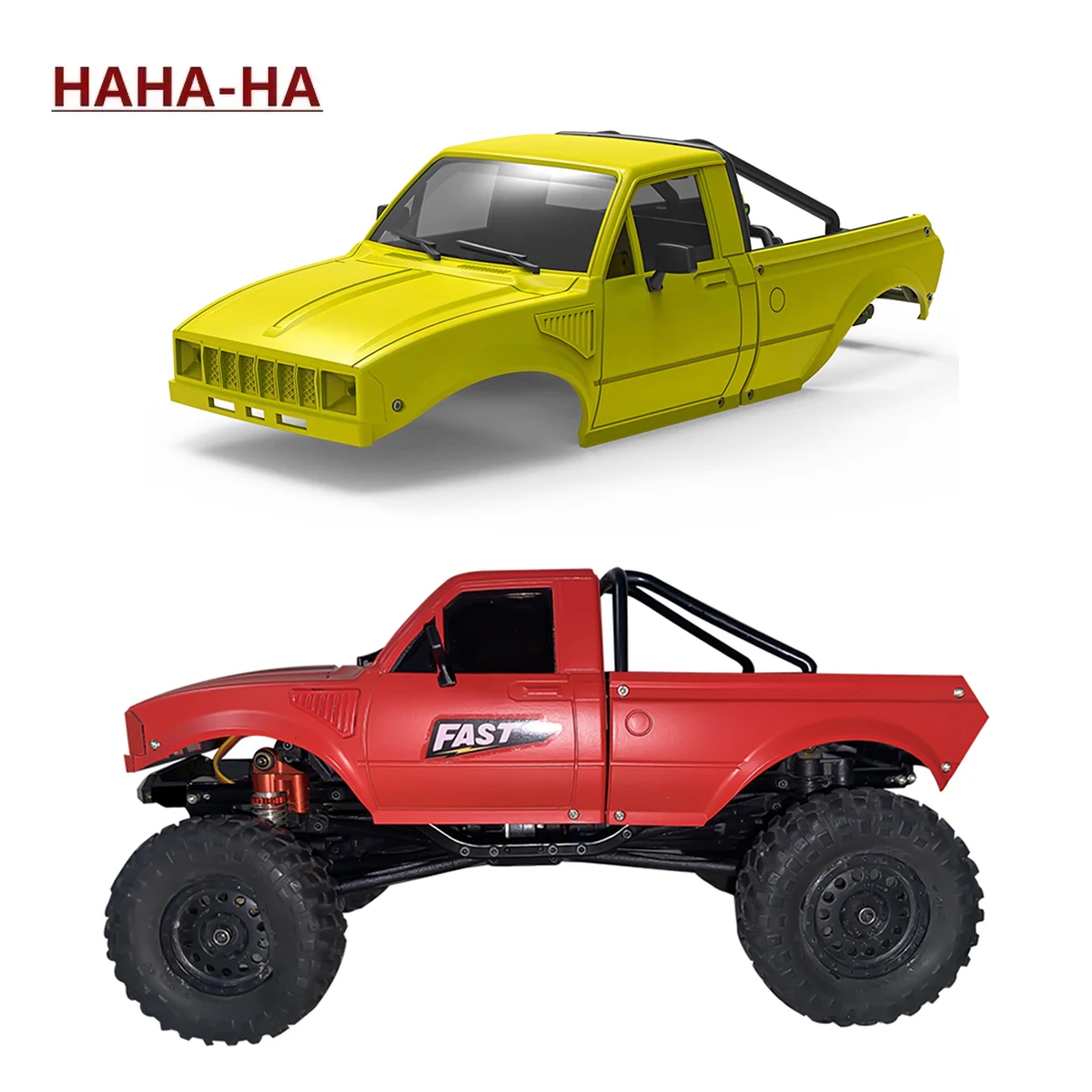 IR60-24 133mm Wheelbase Pickup Hard Body Shell for 1/24 RC Crawler ...