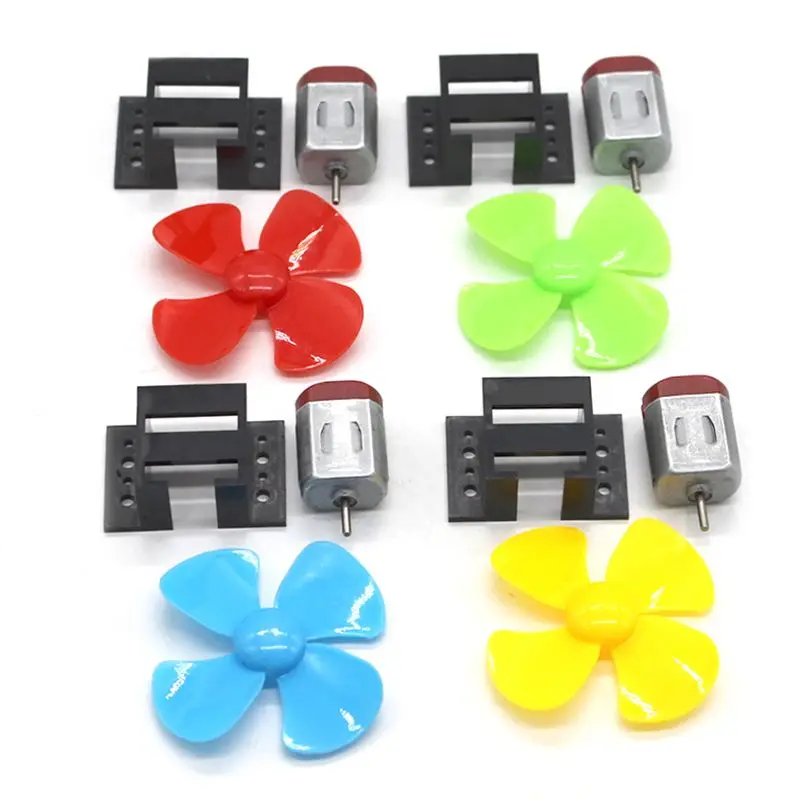 1Set-DC-Micro-130-Gear-Motor-With-Fan-Blade-SMAll-Propeller-3V-For ...