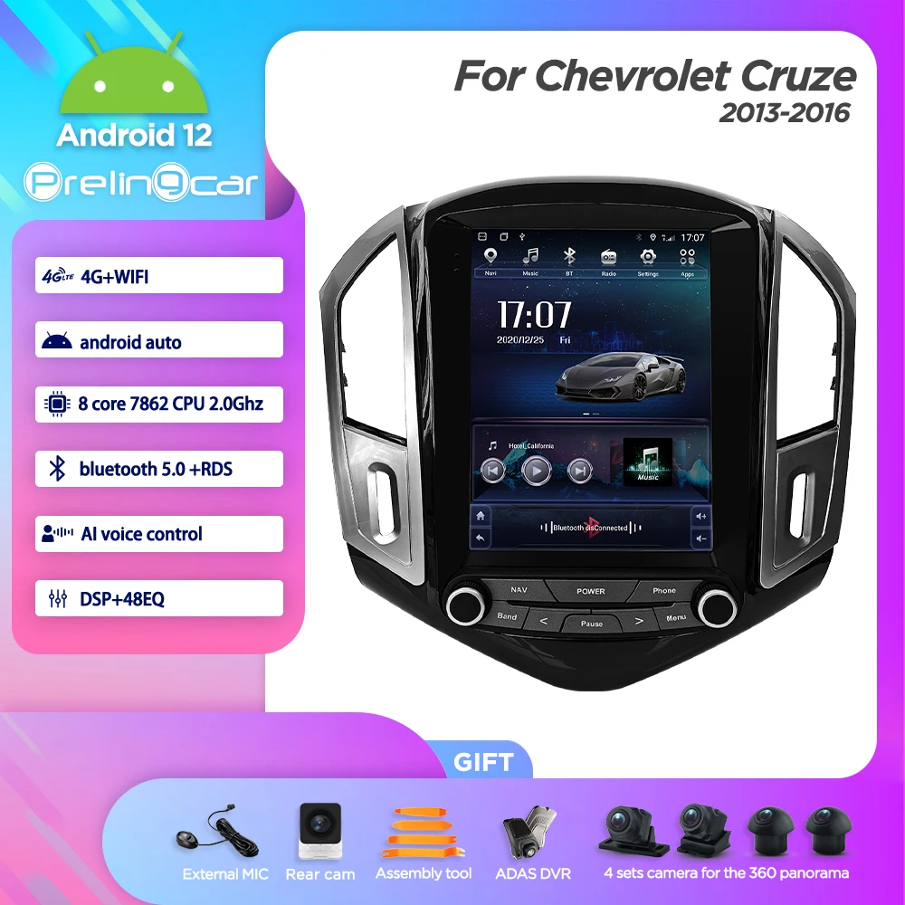 Car-Android-12-Radio-Player-For-Chevrolet-Cruze-2013-2016-Multimedia ...