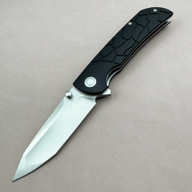 Topwell Handmade Folding Tatical Knife With Premium Bearing Ball Quick Smooth Opening 7C17MOV ...