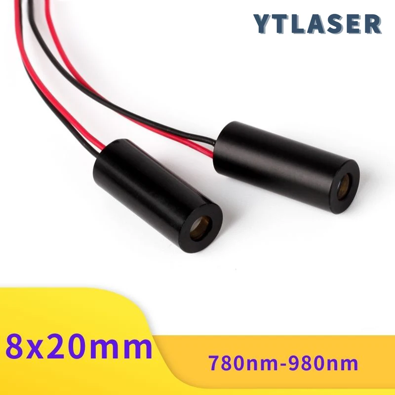 Invisible Laser Module 8x20mm 780nm-980nm 1mW 5mW 10mW IR Dot Diode ...