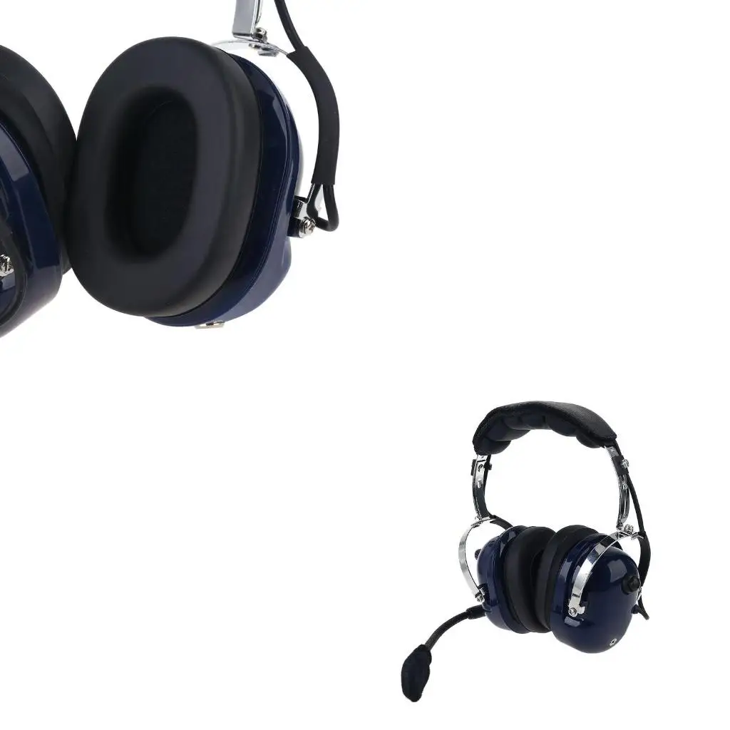 Air RA200 Aviation Headset with Dual Plugs Stereo Mono Switch MP3 Music ...
