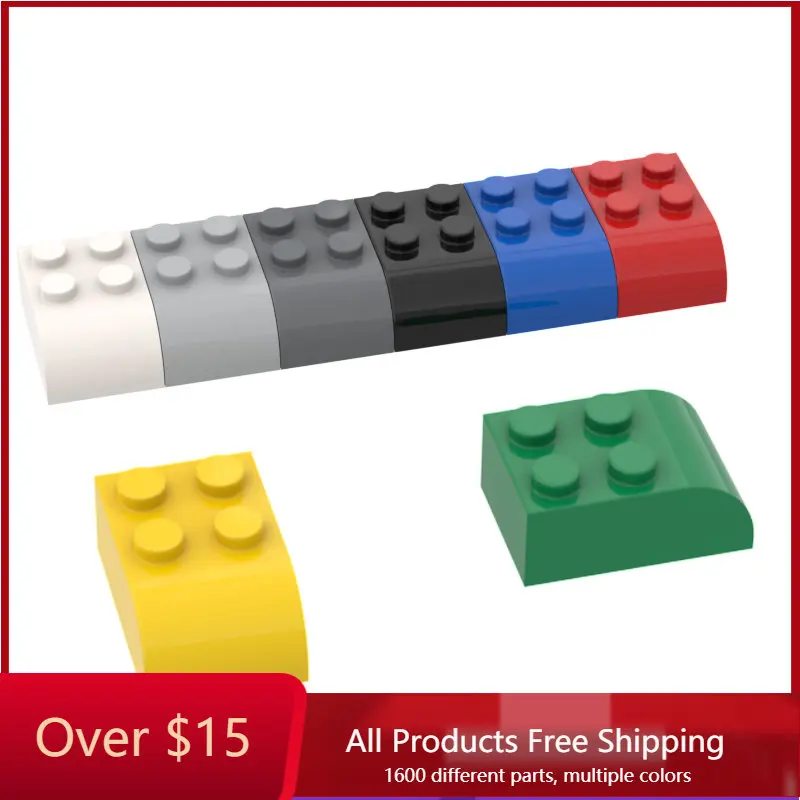 10PCS MOC Bricks Compatible Assembles Particles Particles 6215 2x3 for ...