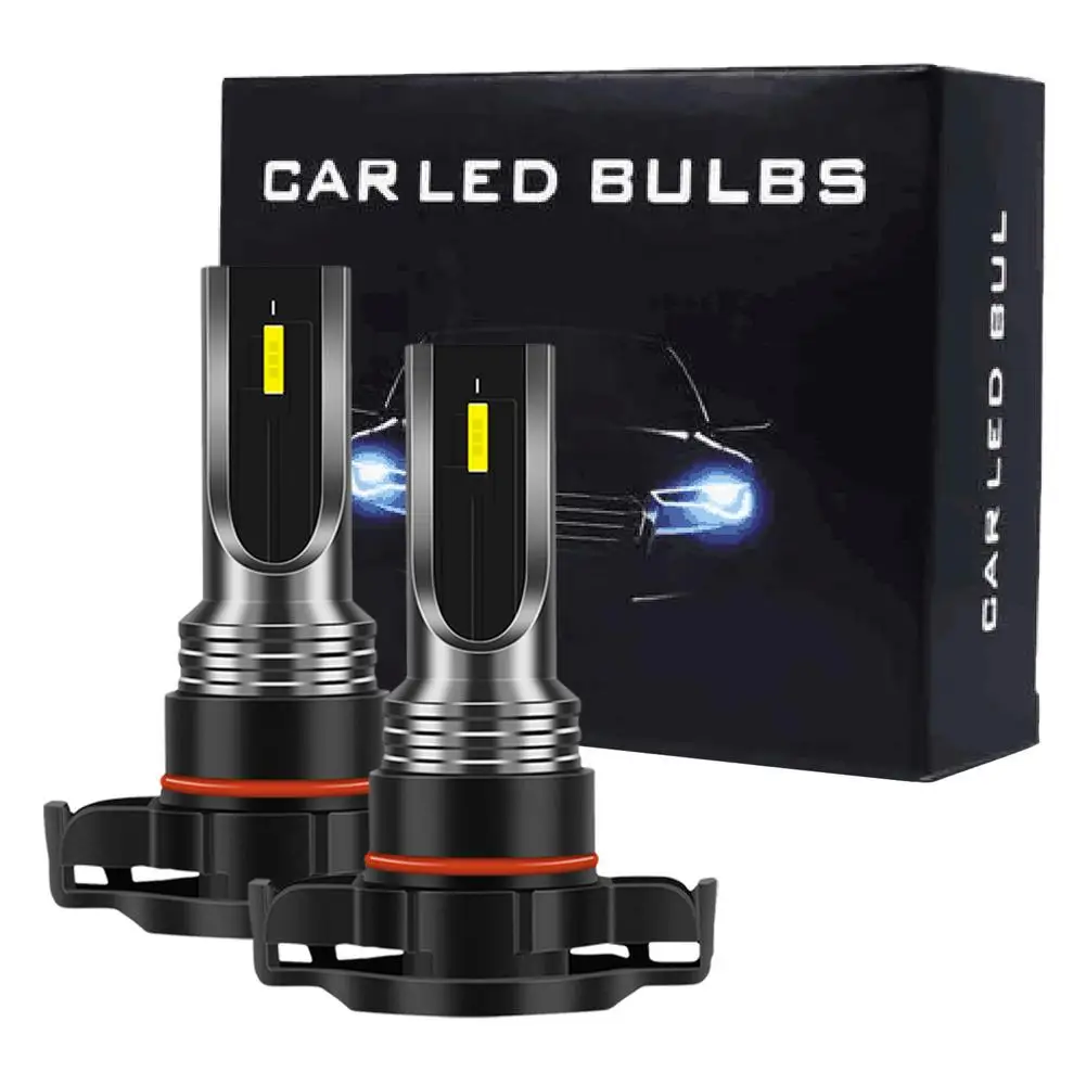 2PCS Super Bright H7 Led Bulbs For Car Headlights 80W 6000K 2000LM Bulb ...