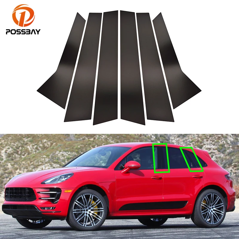 6-Pcs-Car-Pillar-Posts-Window-Door-Moulding-Trims-Cover-Glossy-Piano ...