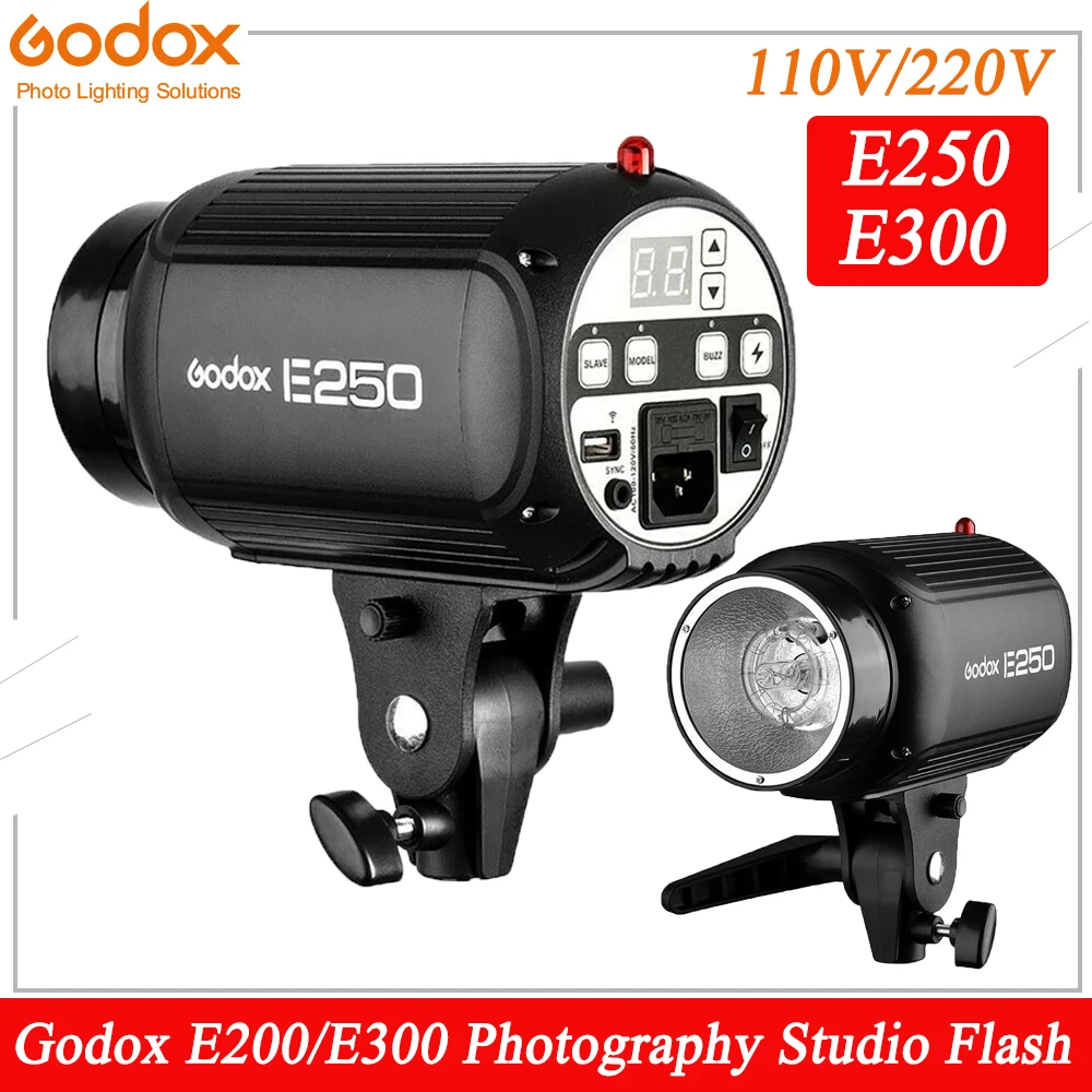 Godox-Flash-estrobosc-pico-para-estudio-de-fotograf-a-E250-E300-250Ws ...