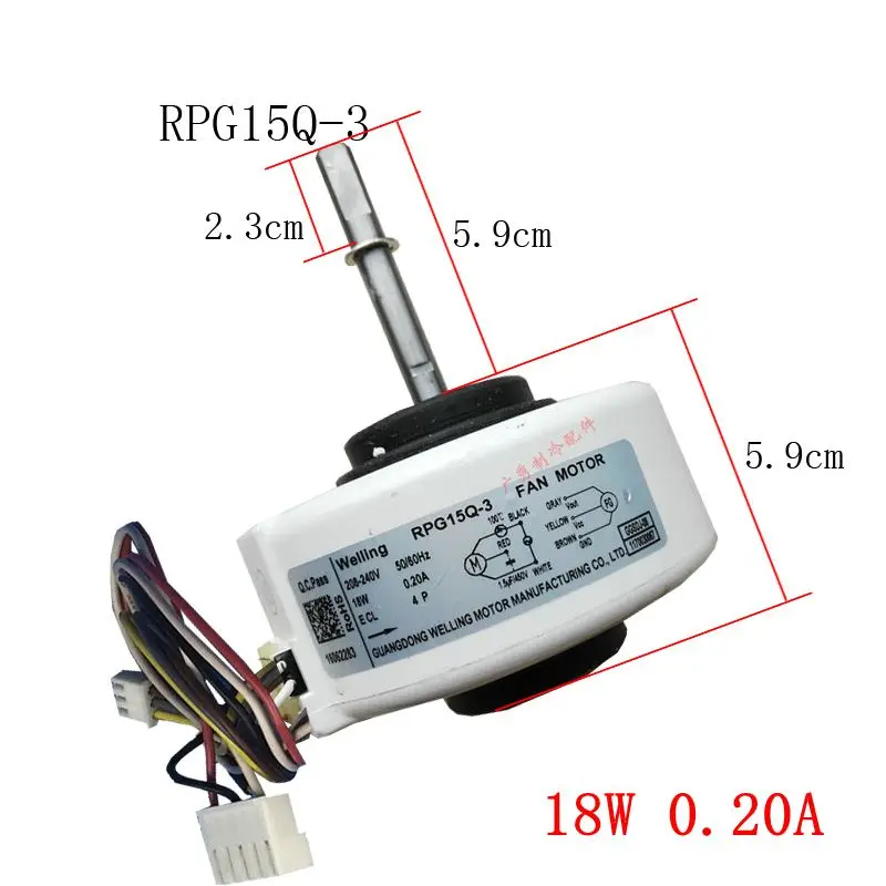 RPG15Q-3-New-Fan-Motor-For-TCL-PG-Motor-Y4S476A711-Hanging-Air ...