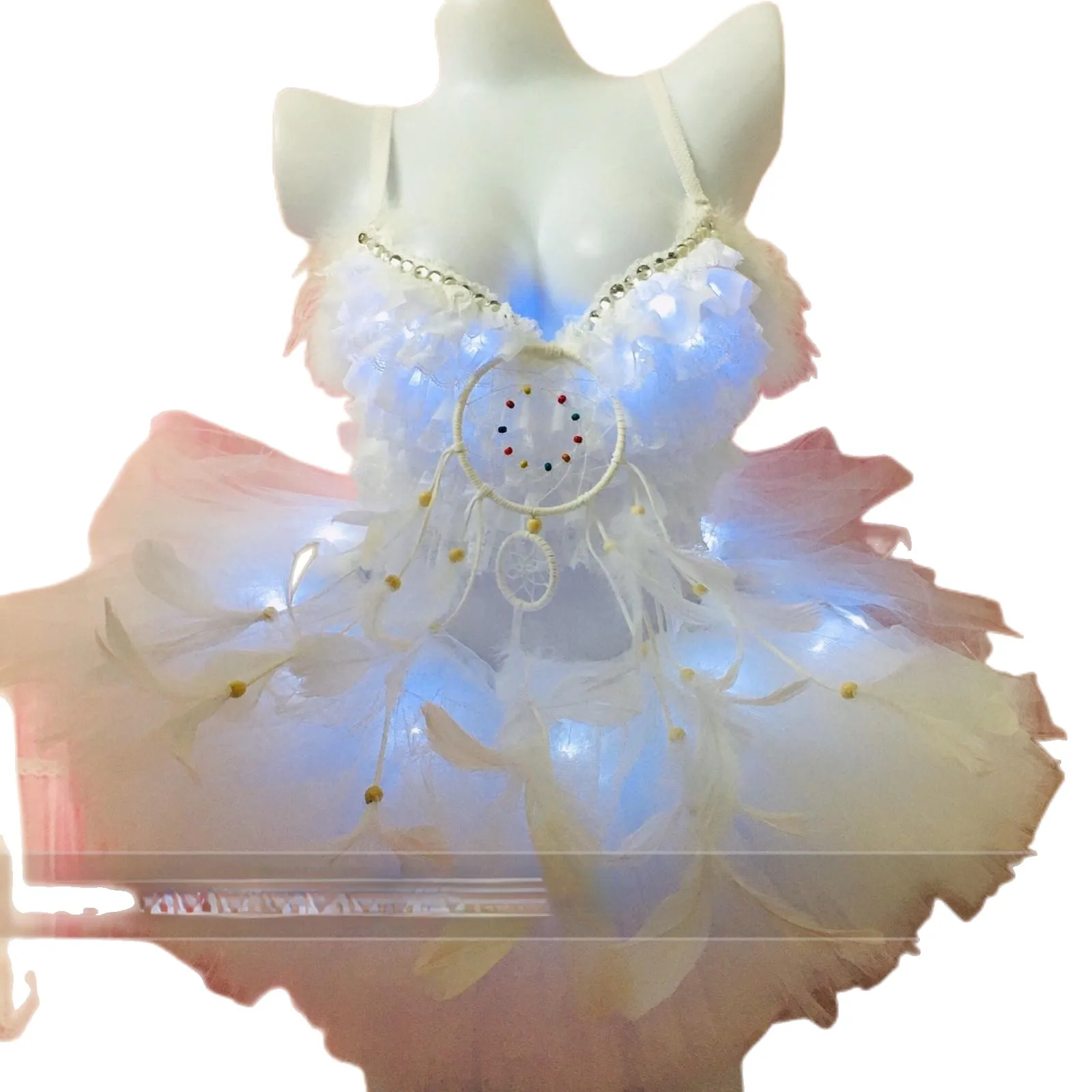 LED Costume for Women Party Rave Outfit Fancy Stage Nightclub ...