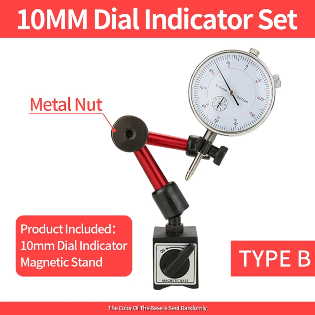 Dial Indicator Magnetic Holder Dial Bore Gauge Magnetic Stand Base ...