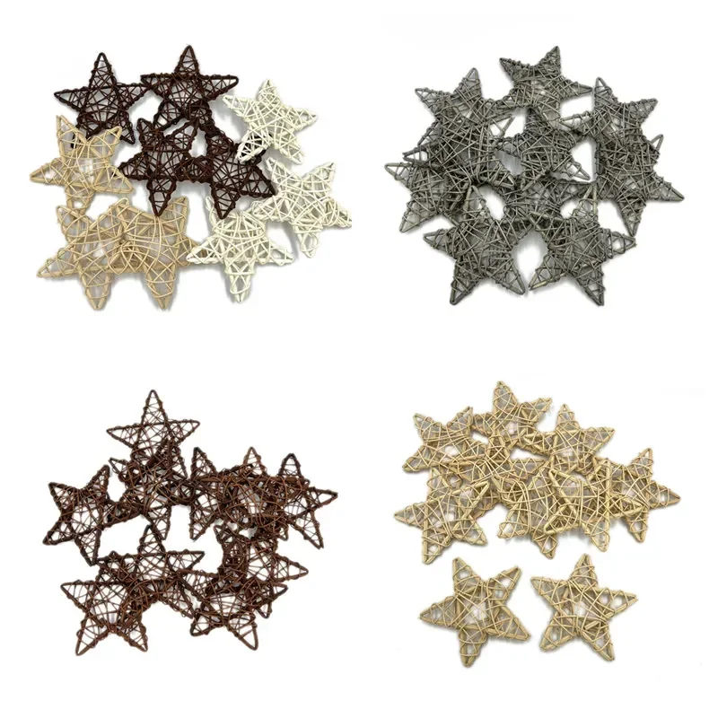 10pcs-5cm-6cm-Natural-Rattan-Stars-Wicker-Rattan-Stars-for-Home-Decor ...