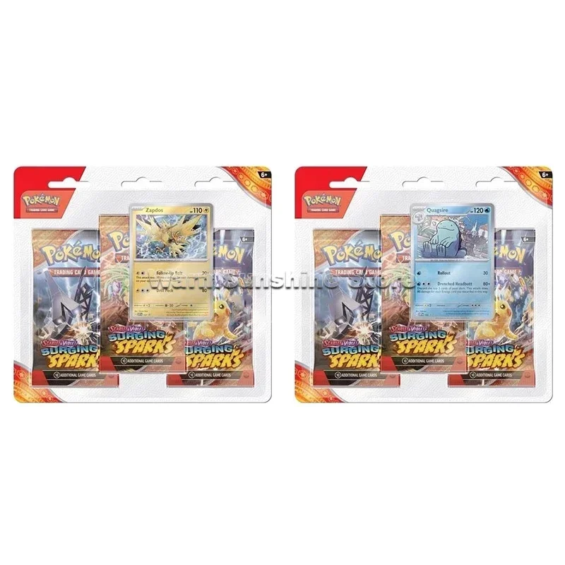 Original Card English PTCG SV8 Surging Sparks ETB Box Trading Cards Children Birthday Gifts Toys ...
