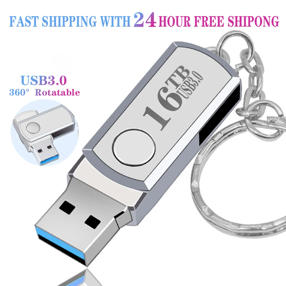 Unidad-Flash-USB-100-Original-Pendrive-de-16TB-2TB-8TB-4TB-Metal-3-0-GB ...