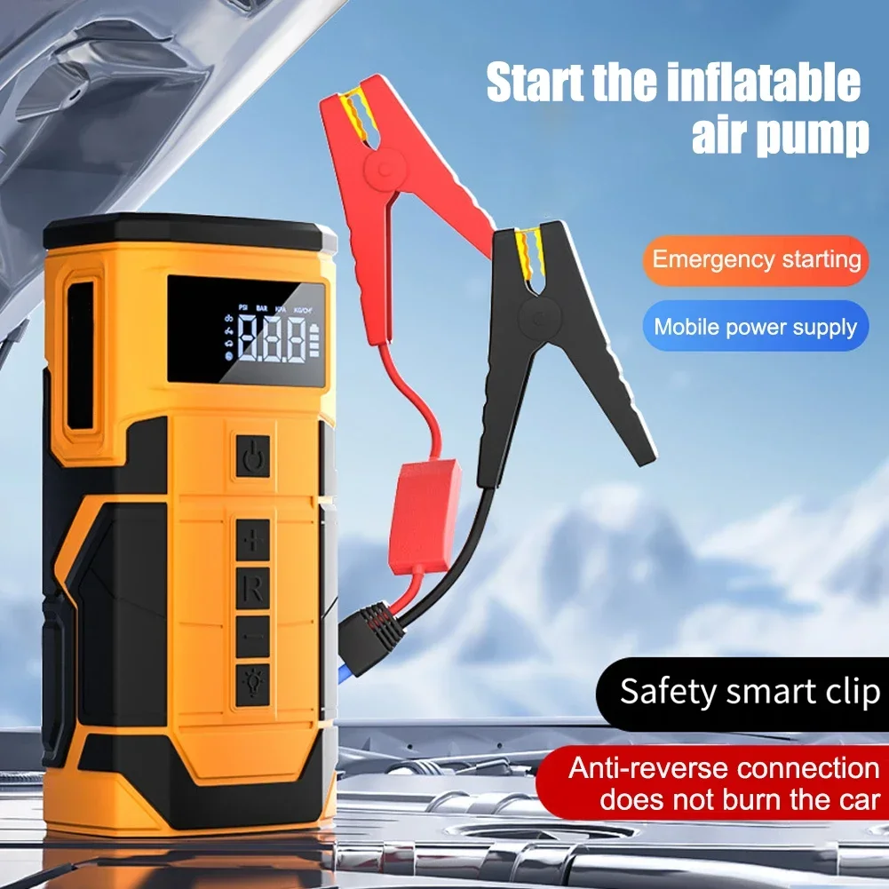Car Wireless Air Pump Battery Starter Vehicle Mounted Inflatable All-in ...