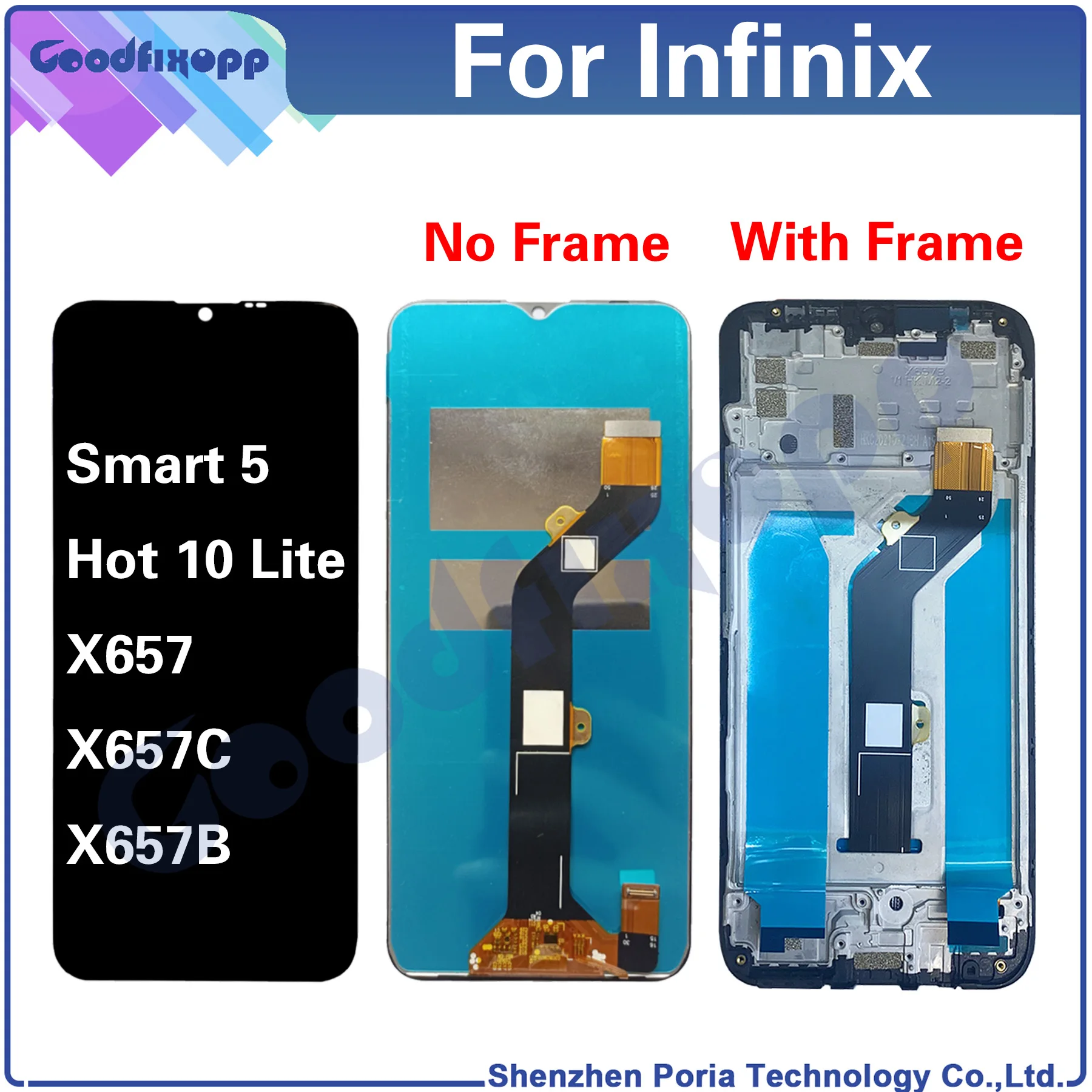 For-Infinix-Smart-5-Hot-10-Lite-X657-X657C-X657B-LCD-Display-Touch ...