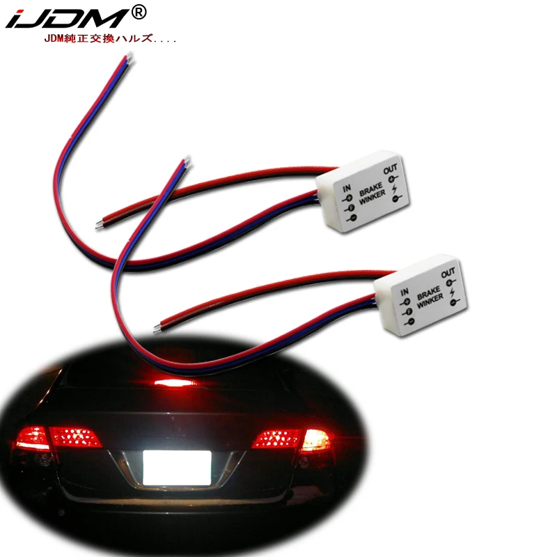 2-Continuous-Strobe-Flash-Module-Box-For-Car-3rd-Brake-Light-Rear-Fog ...