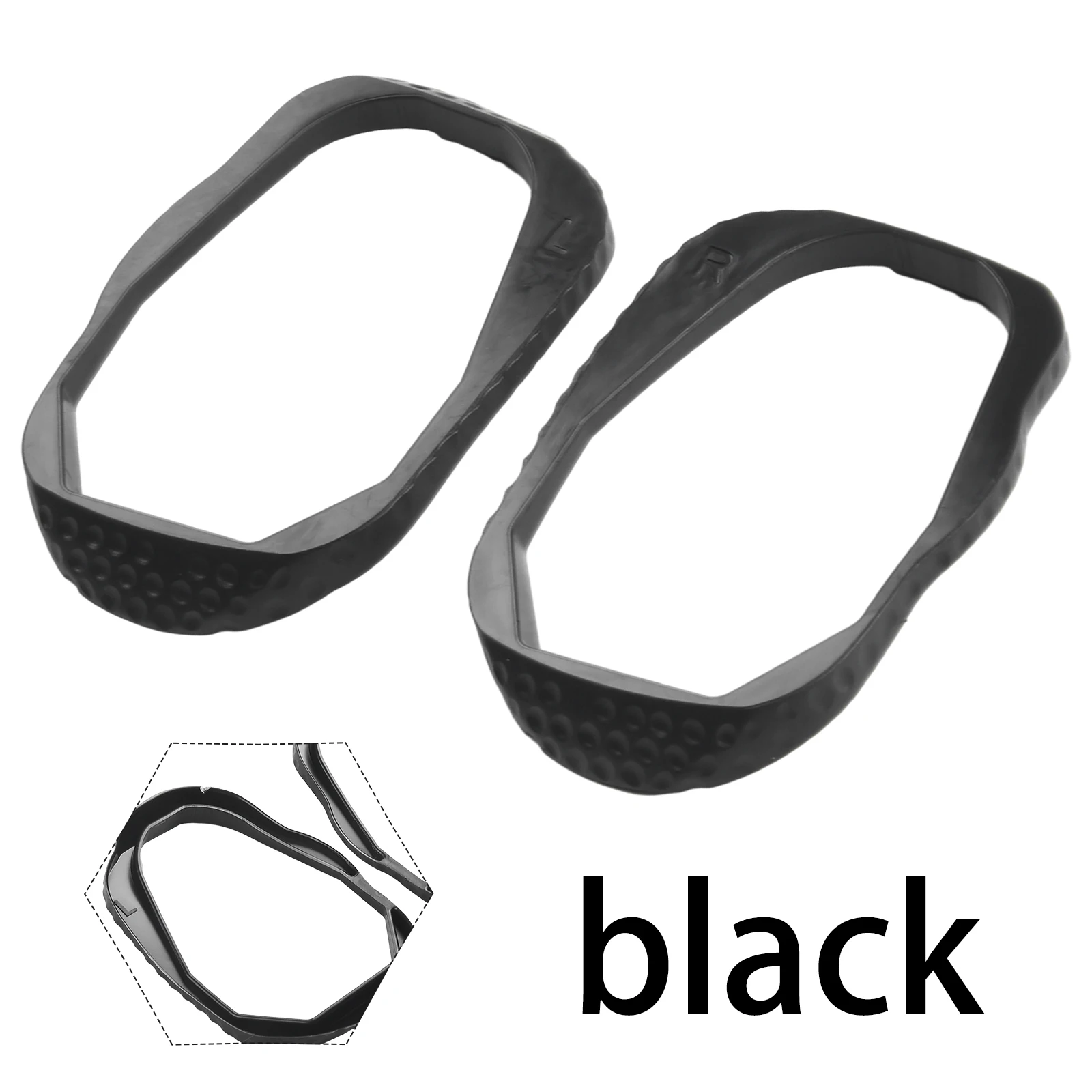 Black-Yellow-Road-Bicycle-Pedal-Cleats-Fringe-Compatible-With-For-Wahoo ...