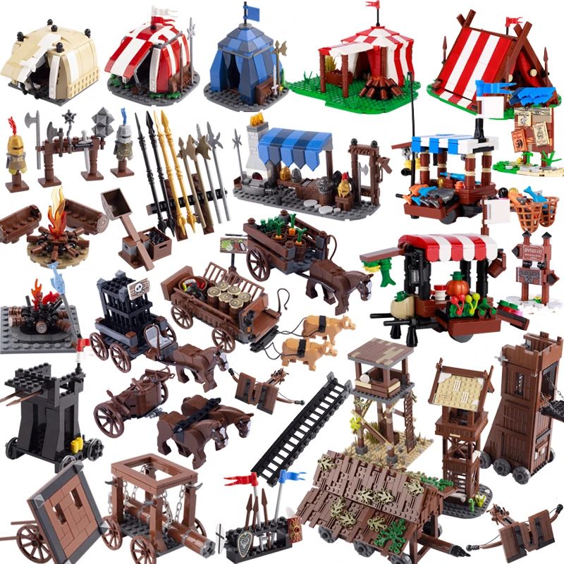 Medieval-Military-Warfare-Castle-Chariots-Building-Blocks-Soldier ...