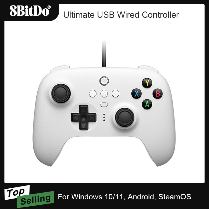 8BitDo-Ultimate-Controller-Wired-USB-Gamepad-with-Joystick-Compatible ...