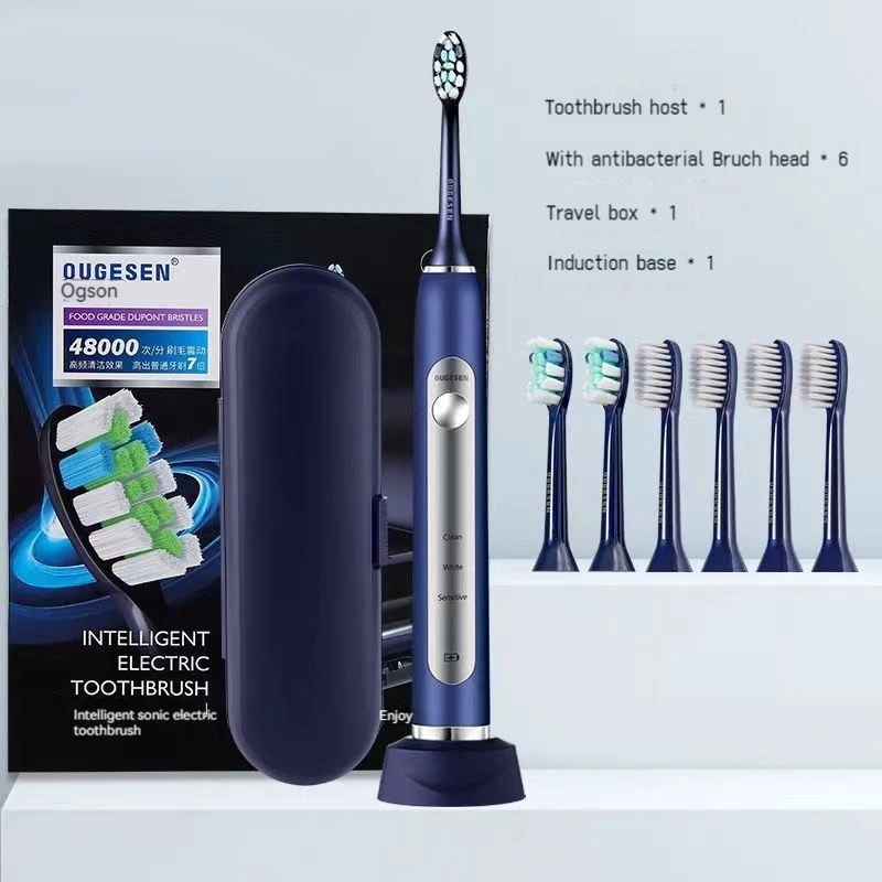 Wireless-charging-electric-toothbrush-adult-automatic-USB-smart-sonic ...