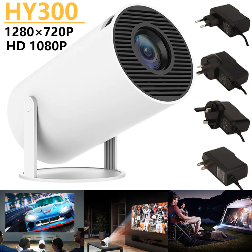 HY300-Projector-HD-Projector-1080P-Android-Smart-Projector-1280-720P ...