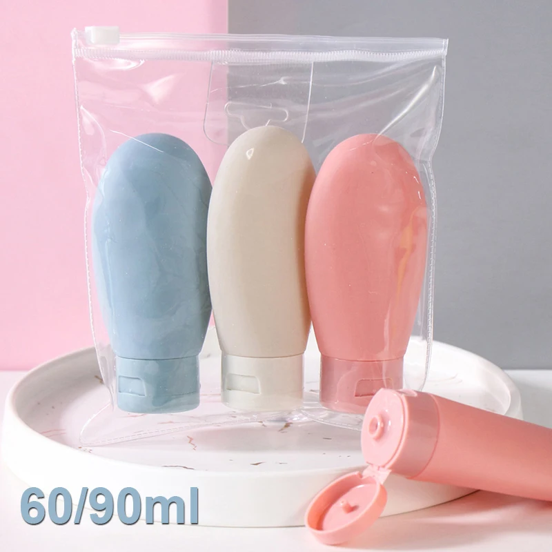 1pcs-Travel-Refillable-Bottle-Set-60-90ml-Spray-Lotion-Shampoo-Shower ...