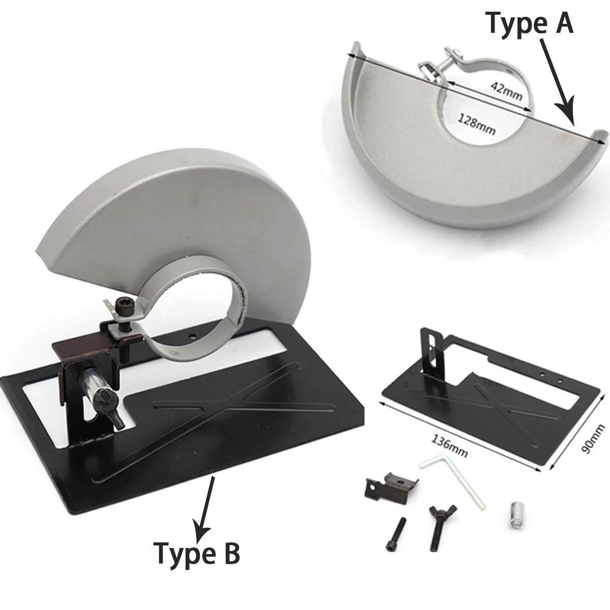 1PCS Angle Grinder Bracket Stand Holder Support Base W/ Cover Set ...