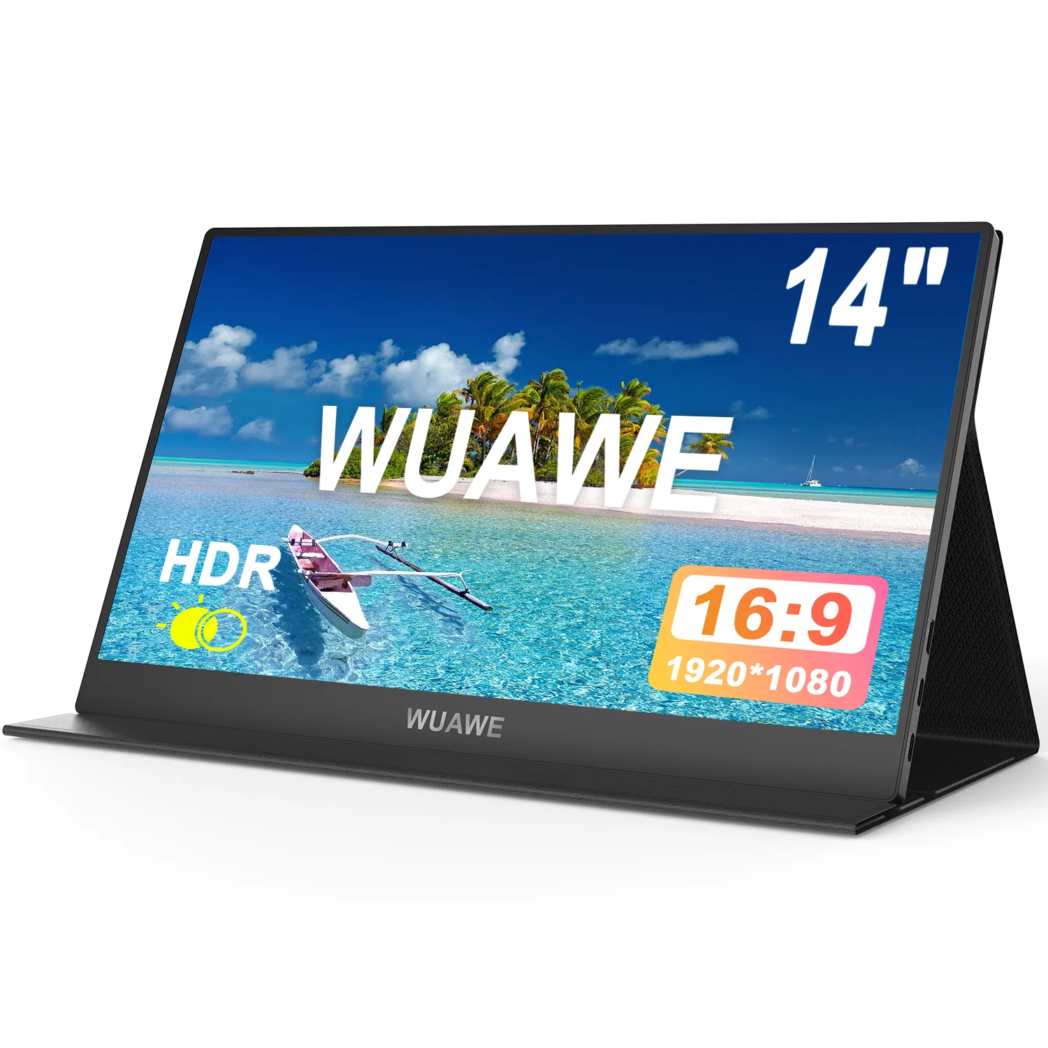 WUAWE-14-inch-Small-Portable-Monitor-for-Laptop-1080P-USB-HDMI-Travel ...