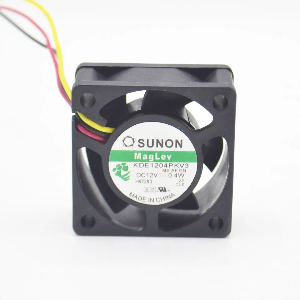 4CM 4020 4*4*2CM 40mm x 20mm 12V 3 pin 12 Volt Cooling Fan KDE1204PKV3 ...