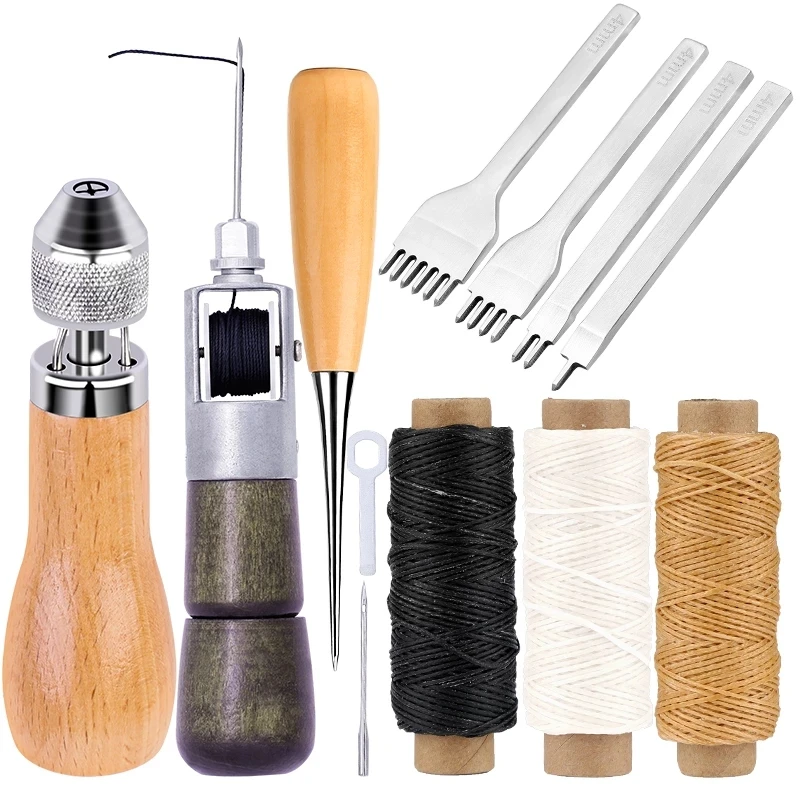 LMDZ-Leather-Sewing-Awl-Thread-Kit-Manual-Sewing-Machine-Speedy ...