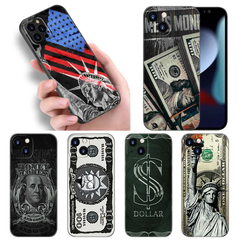 Banknote-Dollar-Cash-Money-Phone-Case-For-Apple-iPhone-12-13-Mini-11-14 ...