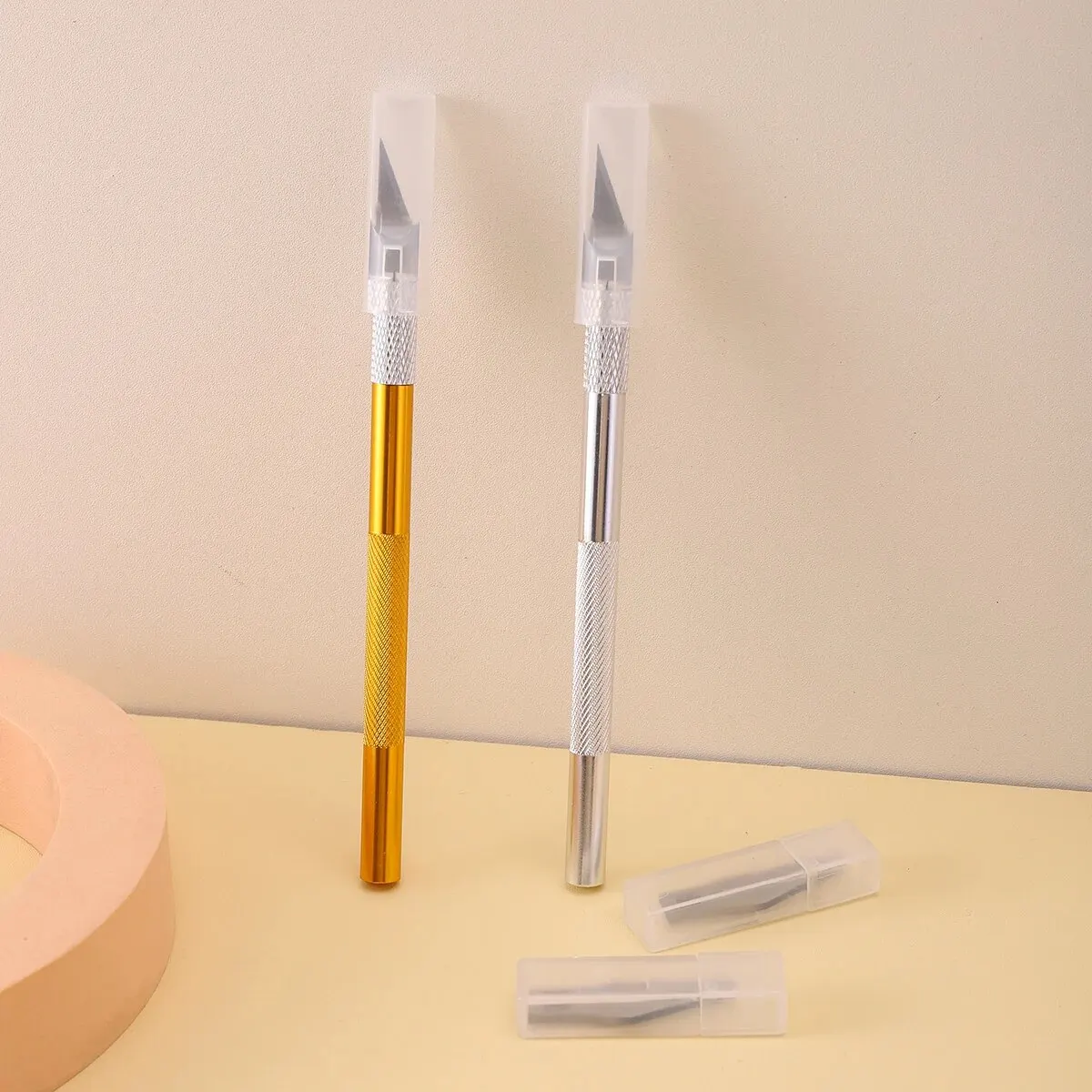 12Pcs-Set-Engraving-Non-Slip-Metal-Scalpel-Kit-1-Carving-Knife-And11 ...