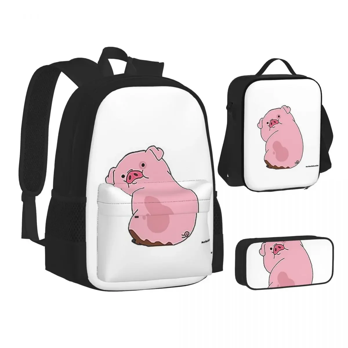 Waddles-The-Pig-Backpacks-Boys-Girls-Bookbag-Children-School-Bags ...