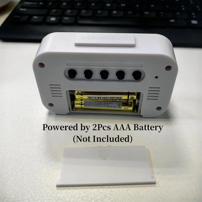 Mini Stick On Led Clocks Mini Digital Clock Alarm Clock With TEMP