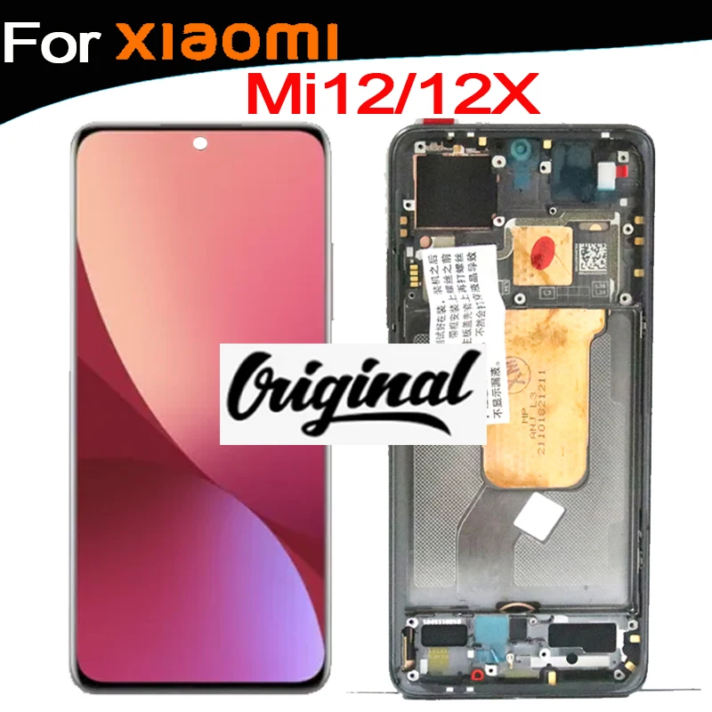 Pantalla táctil LCD Original de 6,28 pulgadas para Xiaomi 12 Mi 12 ...