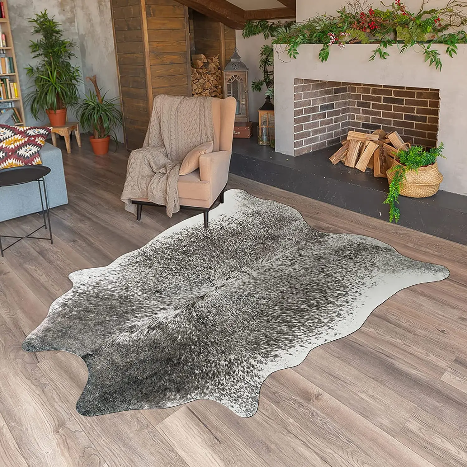 Faux Cowhide Rug