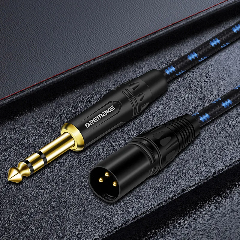 DREMAKE-XLR-3-Pin-Male-to-Quarter-Inch-6-35mm-6-5mm-TRS-Male-Balanced-Interconnect.jpg