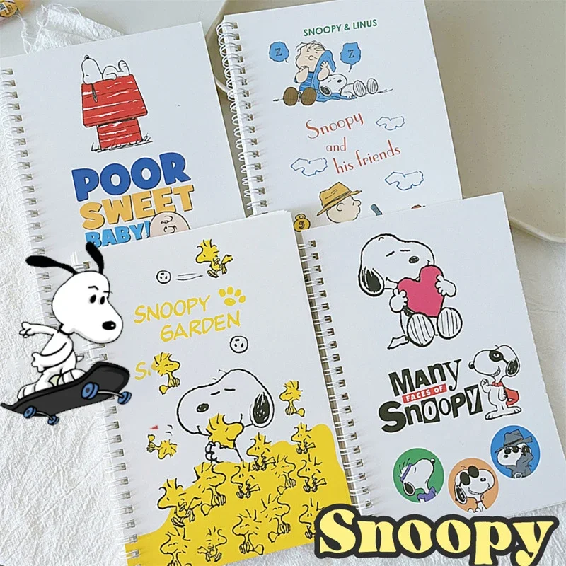 Snoopy-A5-Notebook-Anime-Children-Diary-Weekly-Planner-Goal-Habit ...