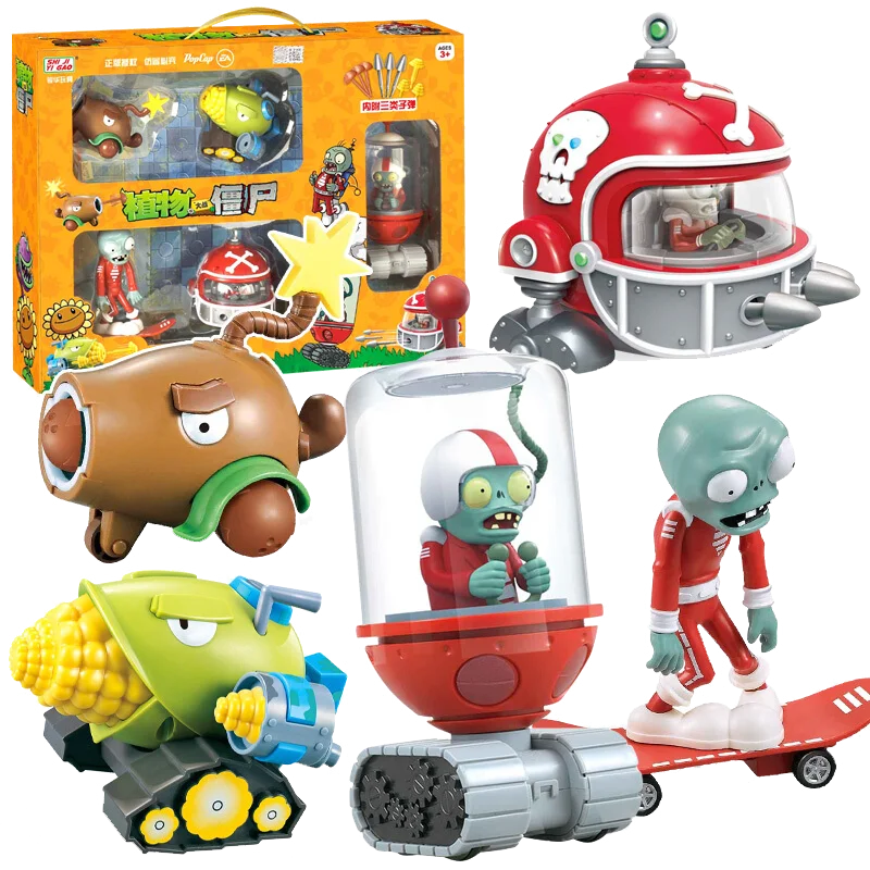 Plants vs Zombies 2 Wheel Car Peashooter Pirate Cannon Imp Zombie Back ...