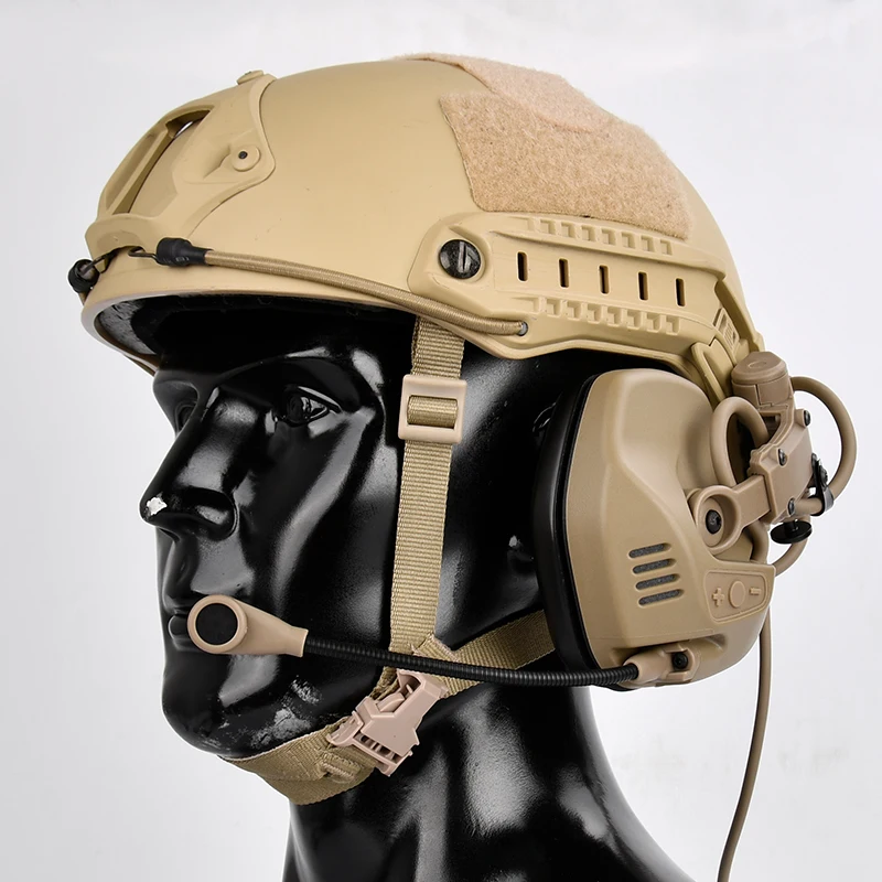 Tactical New styleRac Headset with Microphone CS Earmuff For Hunting ...
