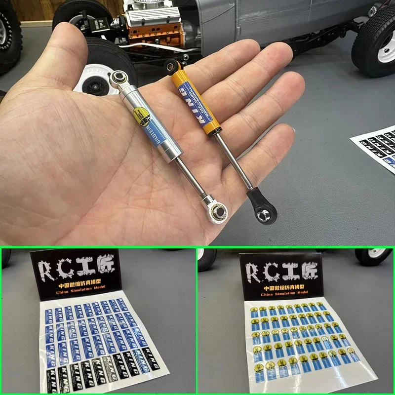 1 Pcs Simulation Shock Absorber Stickers for 1/8 1/10 1/12 RC Crawler ...