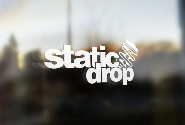 Static Drop Sticker