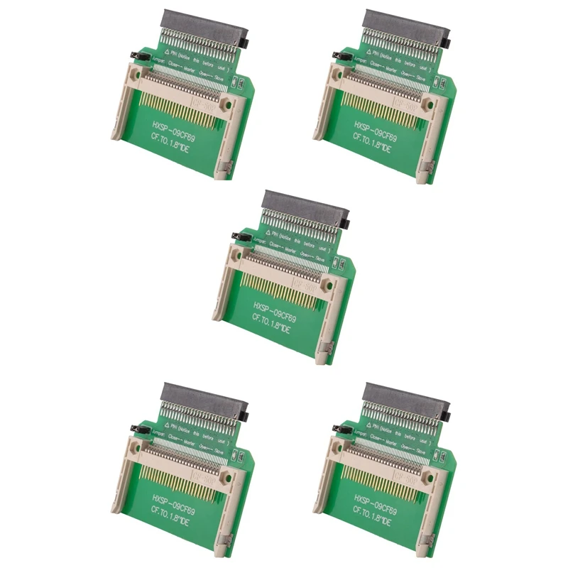 5X-Cf-Merory-Card-Compact-Flash-To-50Pin-1-8-Inch-Ide-Hard-Drive-Ssd ...