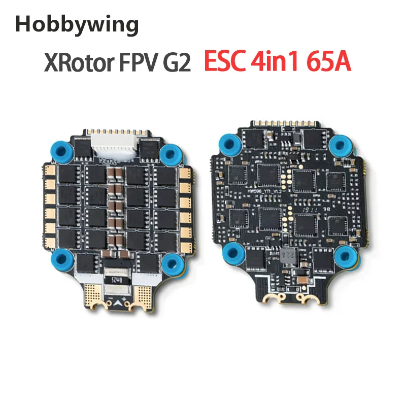 HobbyWing-XRotor-FPV-G2-ESC-4in1-65A-BLHeli-32-128K-PWM-3-6S-LIPO ...
