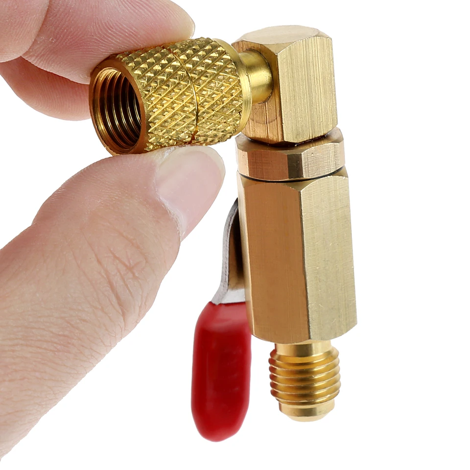 Refrigerant Tools R12 R22 R410 Refrigerant Charging Valves Set - HVAC ...