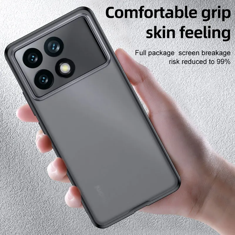 Matte-Clear-Rugged-Armor-Protective-Case-For-Xiaomi-Poco-X6-Pro-PocoX6 ...