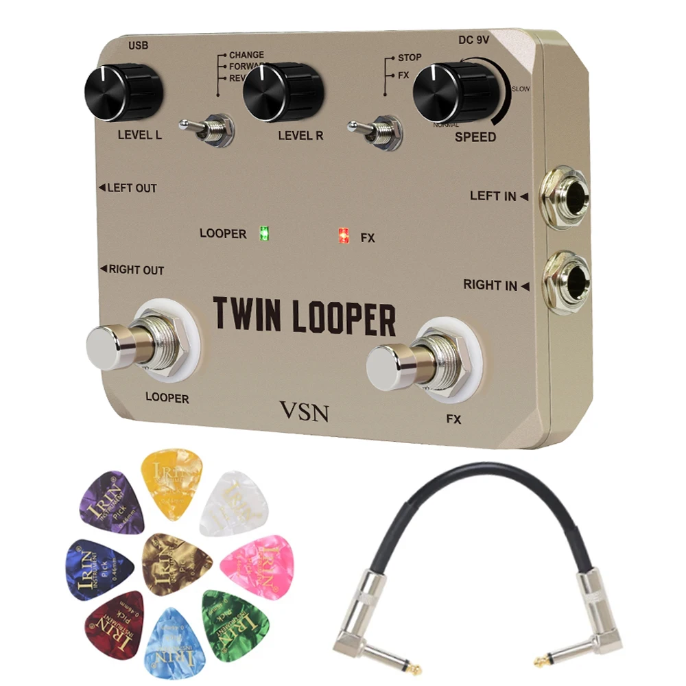 ROWIN-LTL-02-Twin-Looper-Effect-Device-10-Min-Looping-Unlimited-Undo ...