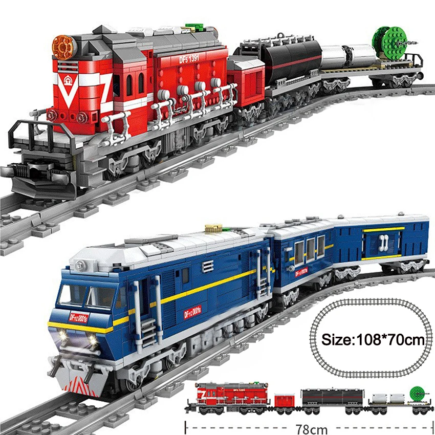 KAZI-High-Tech-City-Electric-Train-Building-Block-Power-Motor-Function ...