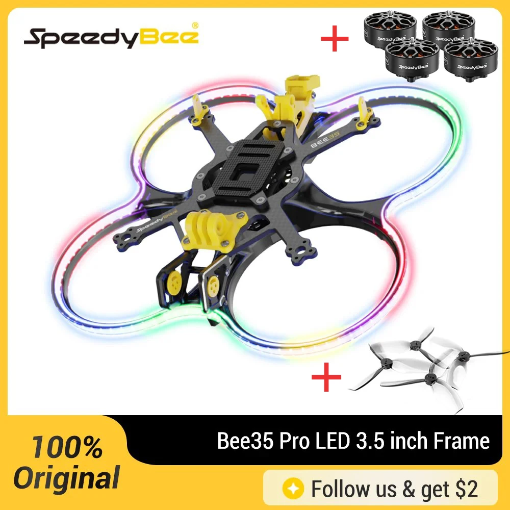 SpeedyBee-Bee35-3-5-inch-Frame-Bee35-Pro-LED-For-FPV-Drone-with-Motor ...